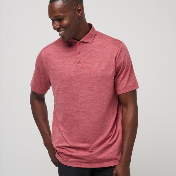 Travis Mathew | Shirts | Bnwt Travis Matthew Heater Pro Polo Heather ...
